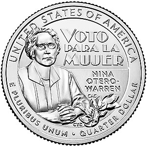 2022 D BU American Women Quarter Nina Otero-Warren Quarter Choice Uncirculated US Mint