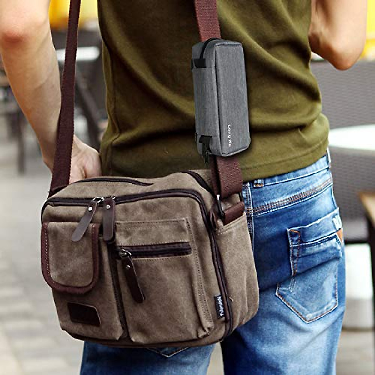 YOUSHARES Insulin Cooling Travel Case - Portable Diabetic Supplies Organizer Cooler Bag for Insulin Pen, Syringe, Glucose Meter and Other Diabetic Supplies with 2 TSA Approved Ice Pack (Grey)