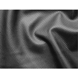 FABRICS FOREVER - Faux Leather Semi Perforated Tobacco Cinnamon Upholstery Fabric by the Yard - 54’’ Wide | Semi Perforated Tobacco Vinyl Fabric Material Faux Leather Sheets for DIY, Upholstery Crafts