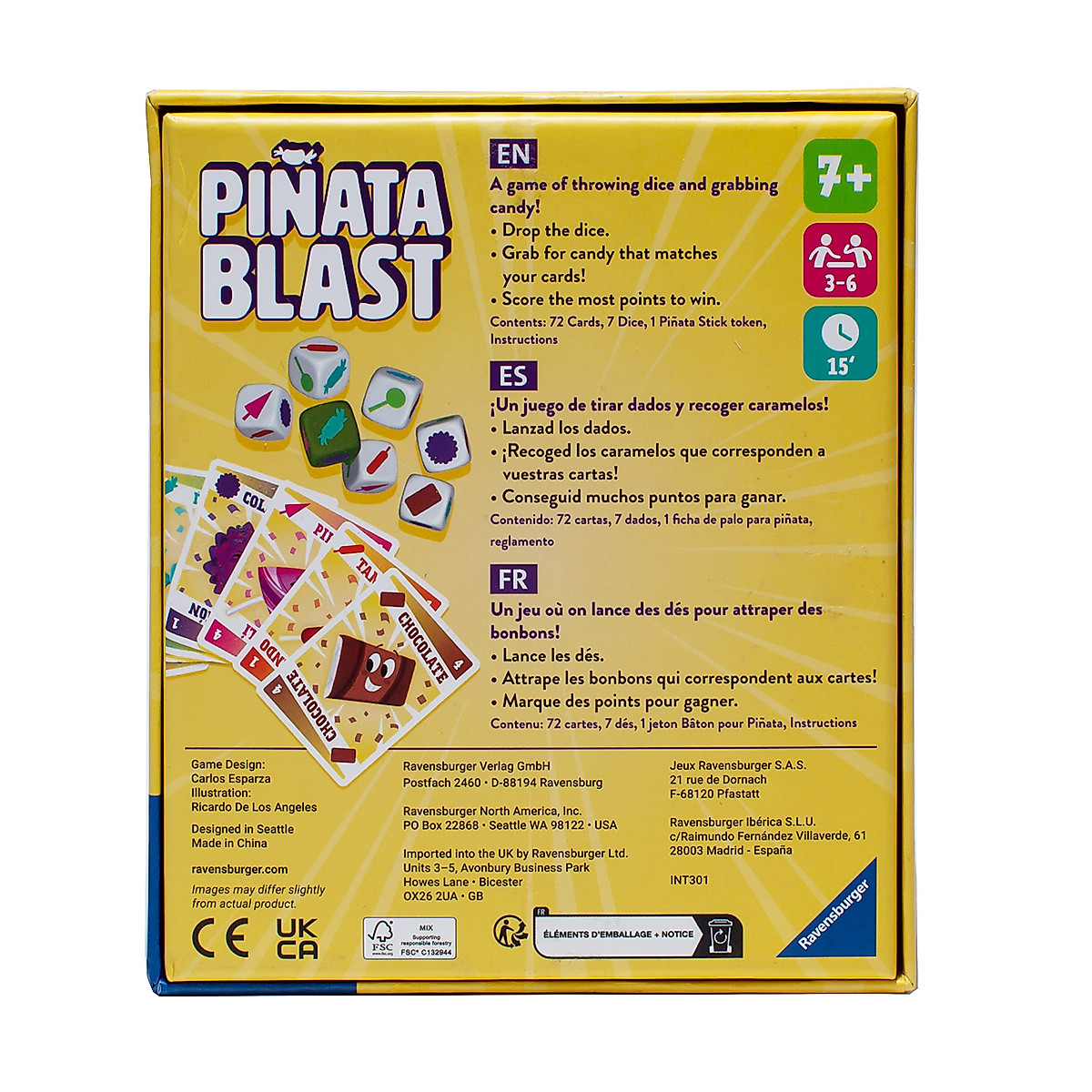 Ravensburger Piñata Blast - Exciting Party Game for Ages 7 and Up | Fast-Paced Fun | Engaging and Educational