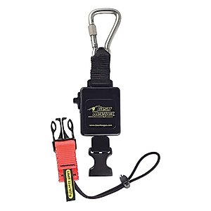 Gear Keeper RT3-5603 Retractable Tool Tether Lanyard with Heavy Duty Rotating Clamp Combo Mount - 32oz Tool Load Limit - Side Release - ANSI/ISEA 121 Compliant 10 Pack USA Made