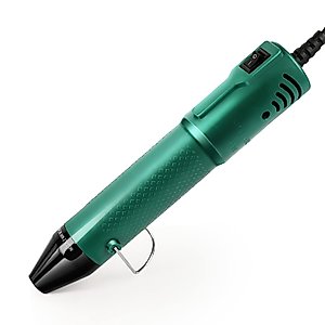 SEEKONE Handheld Heat Gun, 662℉ Portable Mini Hot Air Gun with 4.9Ft Long Cable, Overheat Protection and Fast Heating Reflector Nozzle for DIY, Craft Embossing, Shrink Wrapping, Electronics