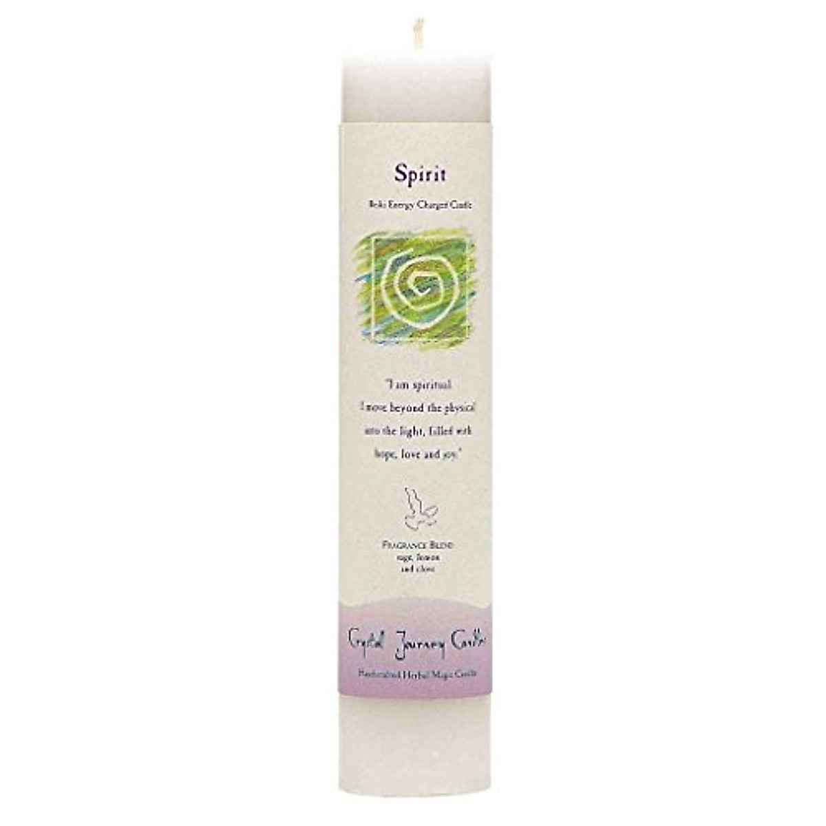 CRYSTAL JOURNEY Candle Pillar Spirit, 1 EA