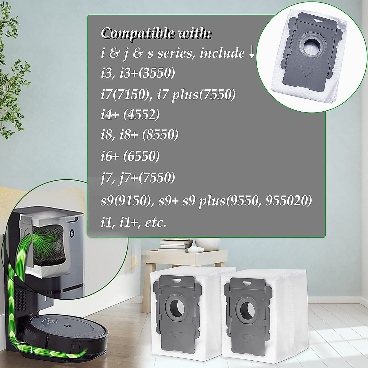 6 Pack Replacement Vacuum Bags