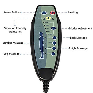 Esright Massage Recliner Chair Heated Composite Materials Ergonomic Lounge 360 Degree Swivel, 1 Chair, Black