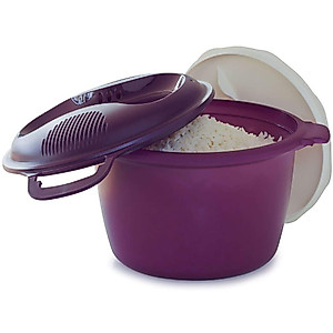 MICROWAVE Rice Maker Cooker Steamer, Pink