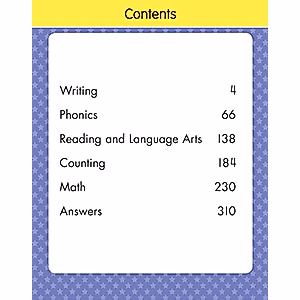 Kindergarten Big Workbook Ages 5 -6: 220+ Activities, Writing, Phonics, Reading & Language Arts, Counting and Math (Gold Stars Series)