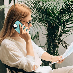 iMangoo for iPhone 12 Mini Case Wallet Credit Card Holder Slots, iPhone 12 Mini Cases for Women Embossed Mandala Flower Pattern PU Leather Double Magnet Clasp Flip Sleeve Cash Pocket Cover Mint