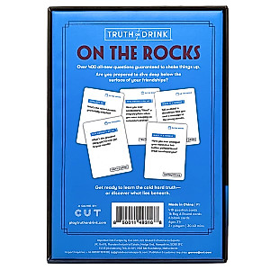 Truth or Drink: On The Rocks Edition by Cut – Explore Deep Thoughts and Beliefs with 400+ Intriguing Icebreaker Questions (Stand-Alone or Expansion Pack)