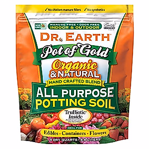 Dr. Earth Pot of Gold All Purpose Potting Soil 8 qt