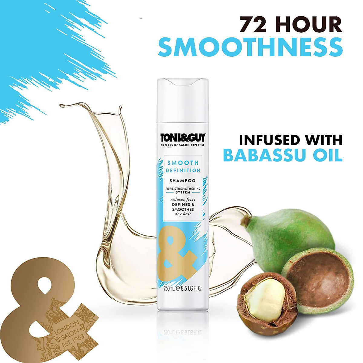 Toni&Guy Cleanse Shampoo for Dry Hair, 8.5 Fluid Ounce