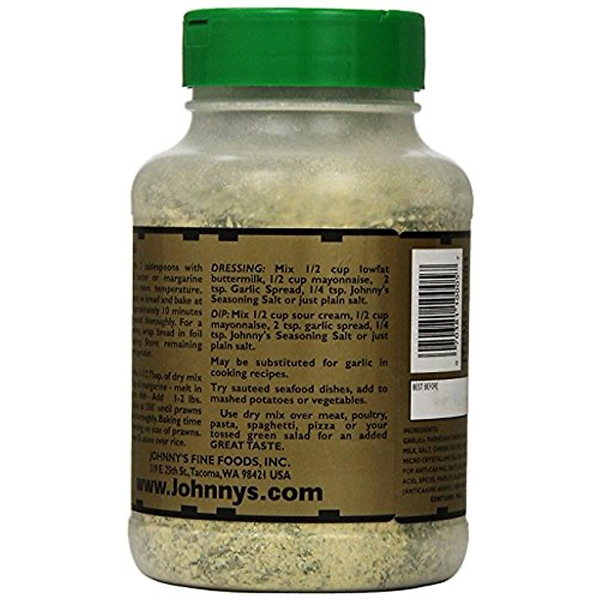 Johnny's Garlic Spread & Seasoning, 18 Oz (Pack of 2)