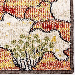 Simply Southern Cottage Jefferson Floral Area Rug, 8' x 10', Grey