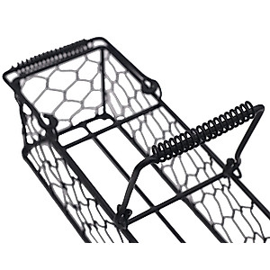 Mason Jar Lifestyle Caddy for 3 Pint Mason Jars in Chicken Wire with Wire Wrapped Handles