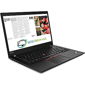 LENOVO ThinkPad T490s 14.0'' FHD Laptop, Intel Quad-Core i7-8665U up to 3.90GHz, 32GB DDR4 RAM, 512GB SSD, Backlit Keyboard, Wi-Fi, Bluetooth, Windows 10 Pro 64-bit (Renewed)