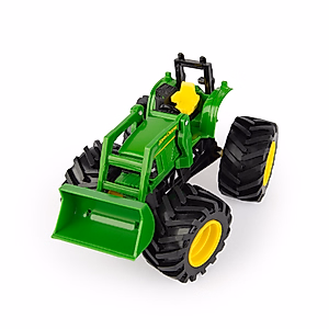 Monster Treads John Deere Super Scale Combine Toy Set - Includes John Deere Tractor Toy, John Deere Gator, and Combine Farm Toys - Toddler Toys Ages 3 Years and Up Green