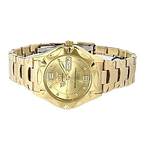 SEIKO 5 Automatic Gold Dial Yellow Gold-Tone Men's Watch SNZ460J1