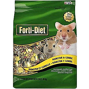 Kaytee Forti-Diet Hamster And Gerbil Food, 3-Pound