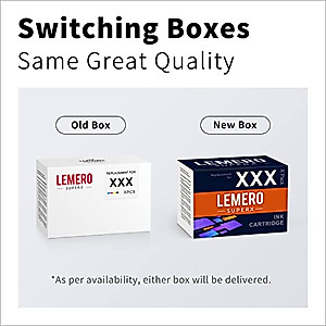 65 Ink Cartridge LemeroSuperx Remanufactured Ink Cartridge Replacement for HP 65 XL 65 65XL Ink Cartridges, for DeskJet 3752 3755 2640 3720 3722 Envy 4502 4501 5020 5055 Black Color Combo Pack