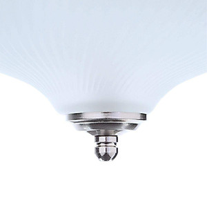 Brushed Nickel 2-Light Flushmount Brushed Nickel