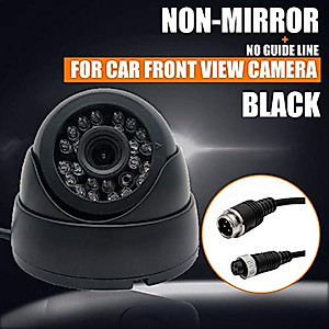 Universel MASO Front View Camera for Car Bus Truck Trailers Caravan Camper Heavy Reverse Black 4 PIN 9V-36V