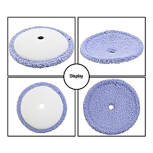 LCHONGMING 6pcs Washable Mother Yarn and Microfiber Mop Pads. Compatible for EVERYBOT, Edge, RS700 RS500 Robot Mop Cloths Replacement Accessory.Mop Pads