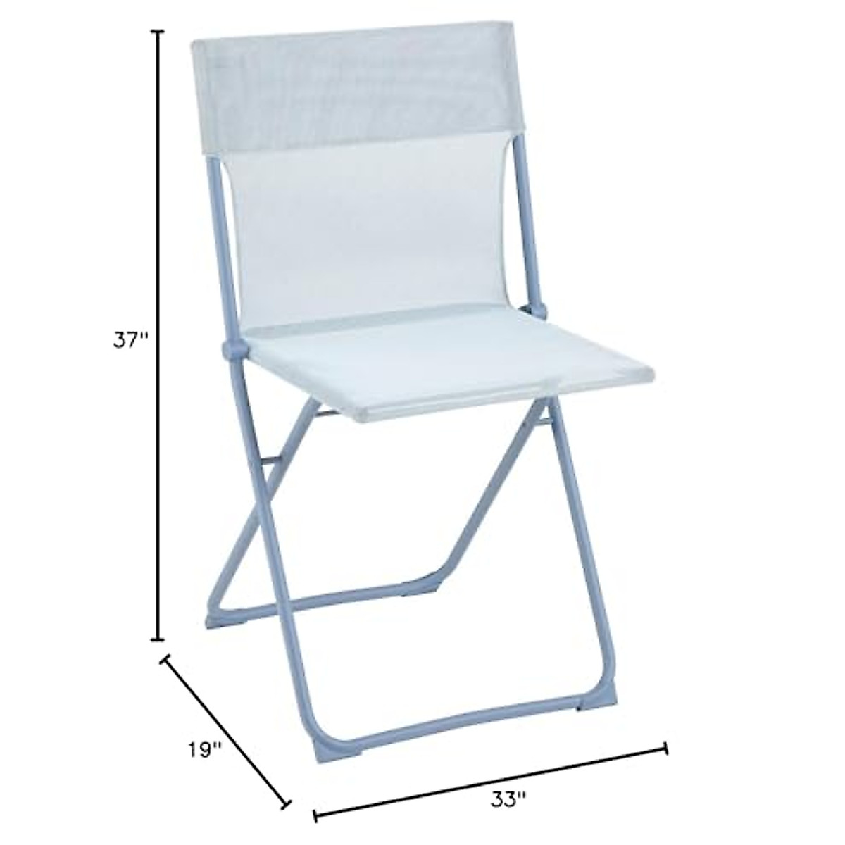 Lafuma Chaise Balcony Chair, Ciel Sky Blue