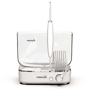 Waterpik Sidekick Portable Water Flosser, Perfect for Travel & Home, ADA Accepted, White/Chrome WF-04