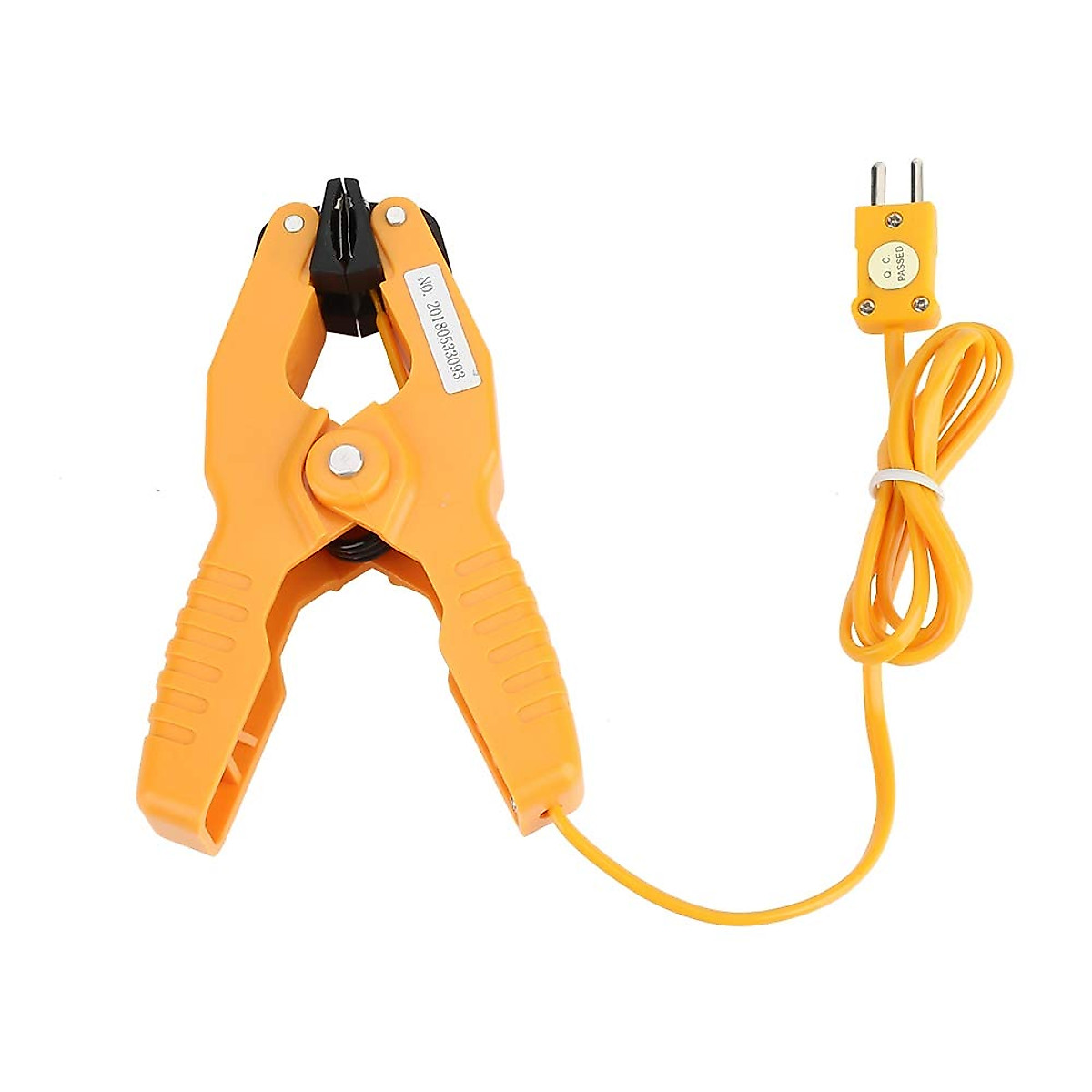 Heayzoki K Type Thermocouple Clamp, Pipe Clamp K-Type Thermocouple Adapter, Pipe Clamp Temperature Flat for K-Type Probe Thermocouple Sensor