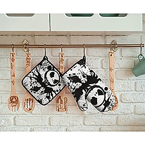 Kitchen Utensils Set Idea Utensil Wooden Spoons Set House Warming Wedding Present Spoon Set Kitchen Gift Set (Nightmare Before Christmas)