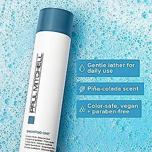 Paul Mitchell Shampoo One, Everyday Wash, Balanced Clean, For All Hair Types, 33.8 fl. oz.