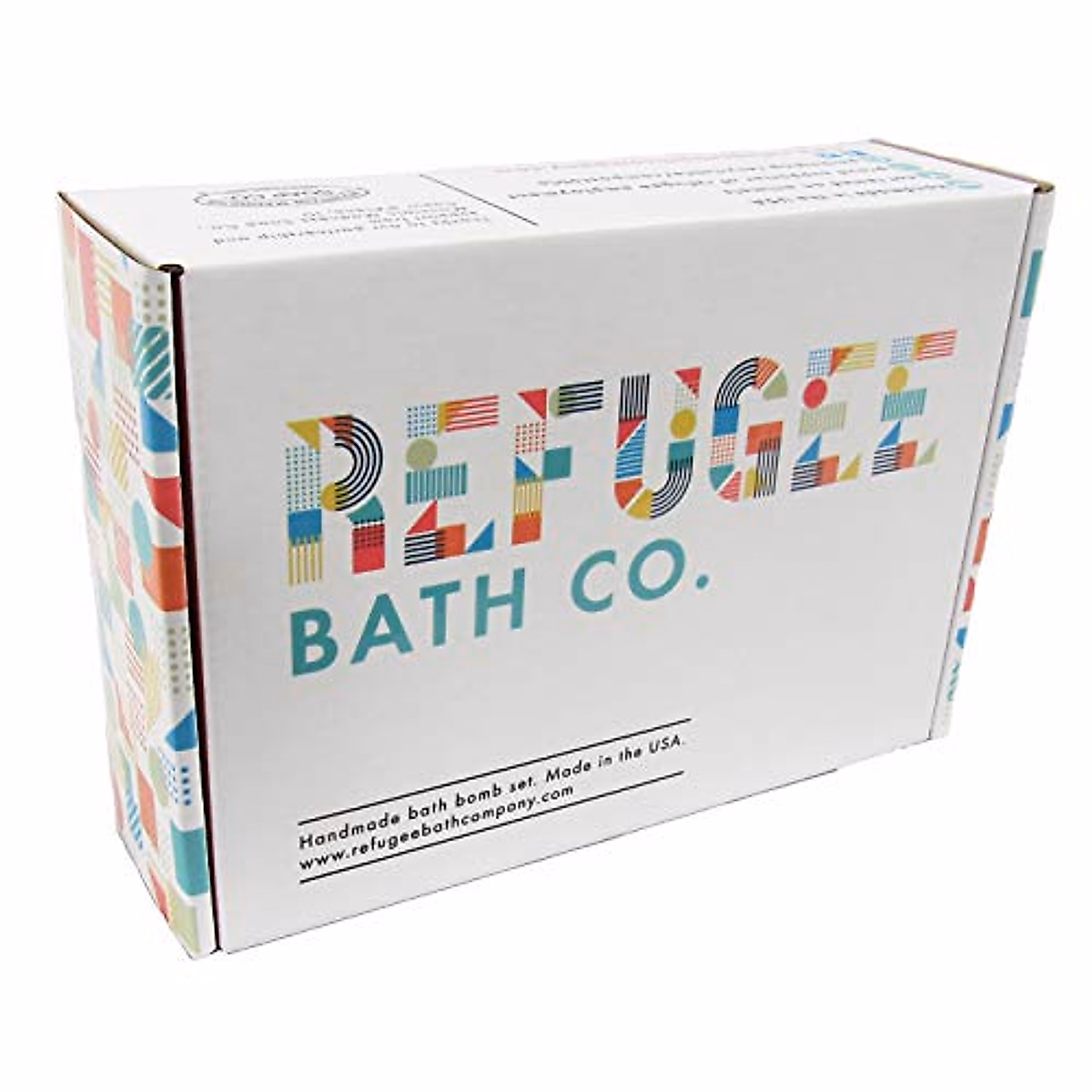 Refugee Bath Co. Variety Pack Bath Bombs Tea Tree and Eucalyptus Essential Oils Cocoa Butter Support Refugee Employment in USA (12 Pack)