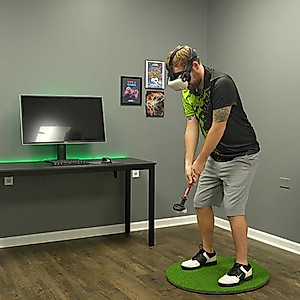 DeadEyeVR DriVR VR Golf Club Handle Attachment - Realistic VR Golf Simulator Handle for Meta Quest, Meta Quest 2 and Rift S - Weighted VR Golf Club Grip for Enhanced Play