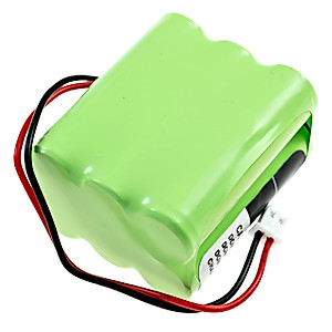 Synergy Digital Alarm System Battery, Compatible with Linear Corp 10-000013-001 Alarm System, (Ni-MH, 7.2V, 2000mAh), Replacement for 2GIG 228844, 6MR2000AAY4Z, BATT1, BATT2X Battery