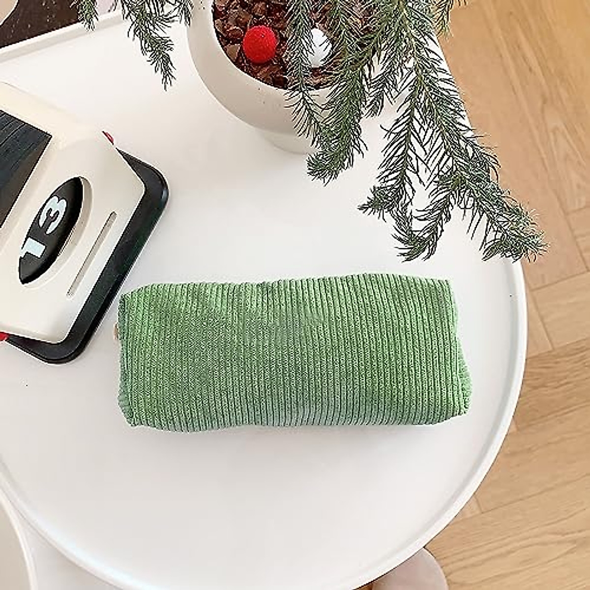 SANYETS 2 Pieces Makeup Bags for Women, Small Makeup Bag for Purse, Travel Cosmetic Bag, Green Mini Cosmetic Pouch, Portable MakeUp Organizer Bag, Girls Trendy Aesthetic Stuff
