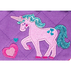 Stephen Joseph Girls Quilted Unicorn Purse and Wallet
