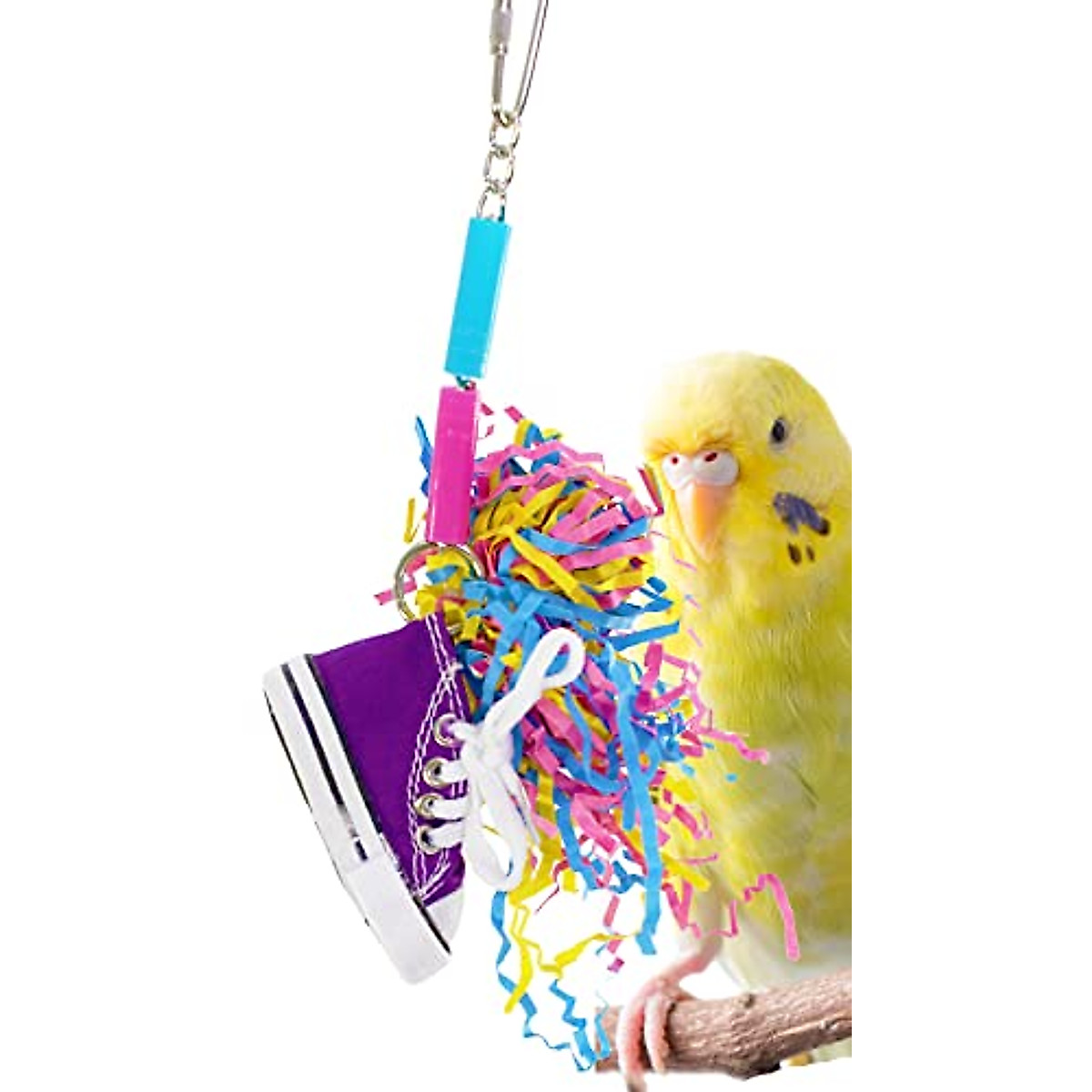 Bonka Bird Toys 1717 Shoo Shred Bird Toy Parrot Craft cage Cages Cockatiels Budgies parrotlets. Quality Product Hand Made in The USA.