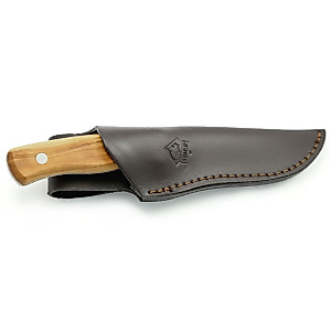 PUMA IP Alicante Olive Handle Spanish Made Hunting Knife With Leather Sheath