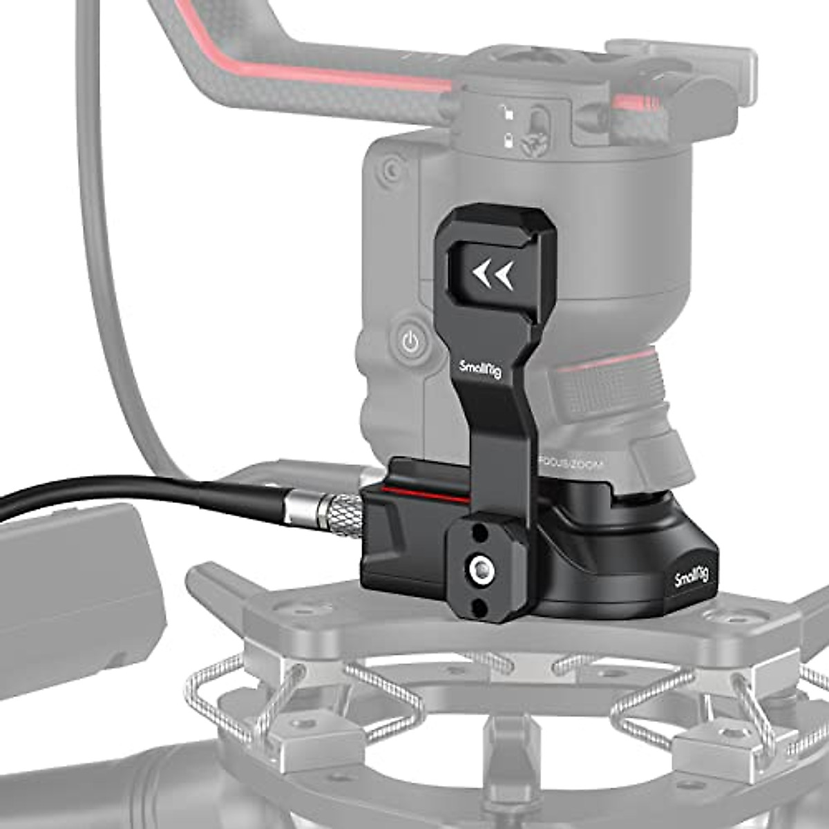 SMALLRIG Power Supply Base Plate for DJI RS 2 / RS 3 Pro/RS 4 Pro Gimbal, External Power Solution for DJI RS 2 / RS 3 Pro/RS 4 Pro - 3252