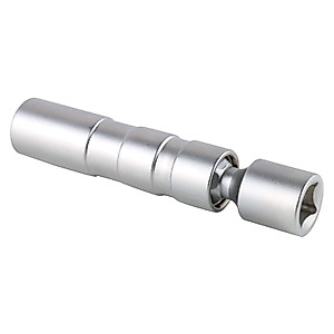 BELEY 14mm 3/8 inch Magnetic Swivel Drive 12 Point Spark Plug Wobble Socket Fits BMW, Thin Wall and Cr-V Steel (14mm),Father's Day Gifts