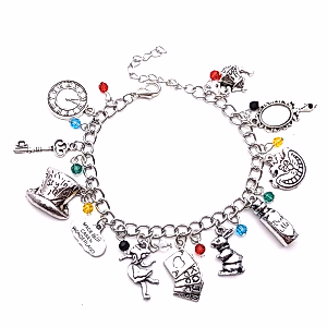 AYJBDGR Universe of Fandoms TV Movies Show Jewelry Anime Cartoons Charm Bracelet Gifts for Women