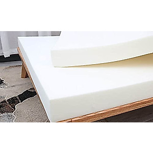 KRIDDR 4cm Thick Bench Cushion 2 3 Seater Chair Cushion Indoor Outdoor Garden Bench Seat Cushion for Bay Window Dining Patio