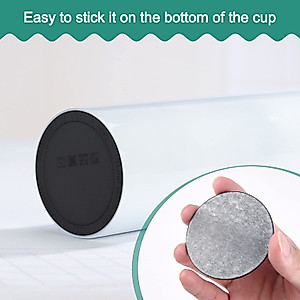 QINLECTRI 30Pcs Rubber Bottoms for Sublimation Tumblers, 58mm Protective Anti-Slip Silicone Bottom with Adhesive for Skinny Tumblers, Wine Tumblers, Mason Jars, Black