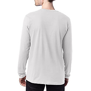 Hanes Men's Long-Sleeve Premium T-Shirt (Pack of 2), White, X-Large