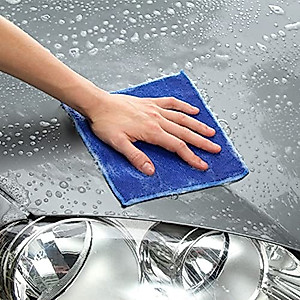 Ragnify Clay Towel Auto Detailing Scratch Free and Paint Safe fine Grade Clay Bar Cloth for Car Detailing, Polishing and Removing Paint Contaminants (Blue Regular)