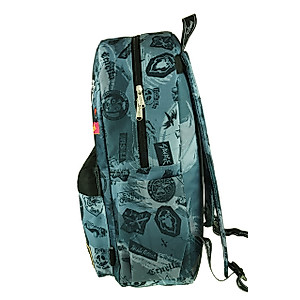 KBNL Classic Disney Villains Backpack with Laptop Compartment for School, Travel, and Work (Villains), Multicolor, Large
