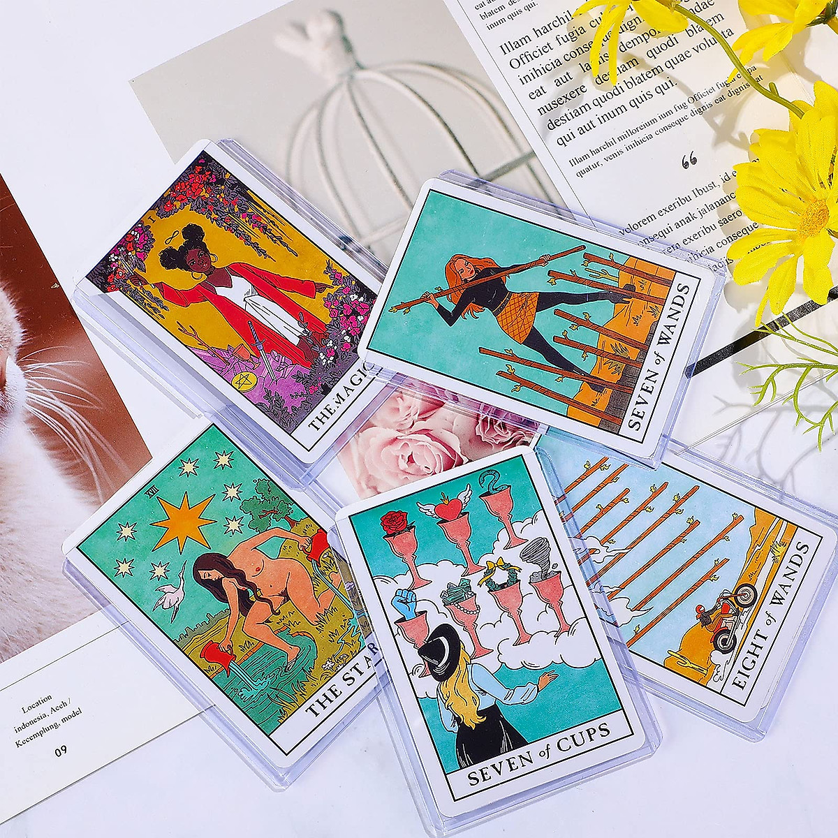 Hard Plastic Card Sleeves Trading Card Holder Baseball Card Sleeves Card Protector Holder for Baseball Card, Football Cards, Gaming Cards 3 x 4 Inch (200 Pieces)