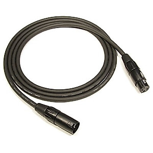 Kirlin 25FT Professional Mic Cables - Black - XLR / XLR - 2 PACK