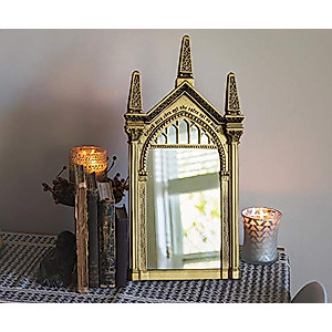 Harry Potter Replica Mirror of Erised Wall Decor | Hanging Mirror For Entryway, Living Room, Bedroom | Collectible Wizarding World Vanity Mirror | 25 x 10 Inches