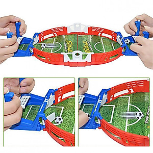 Fooseballs Table Mini Tabletop Soccer Game Tables Foosball Table for Kids Competition Sports Games Mini Football Board Match Game kit LANNAO